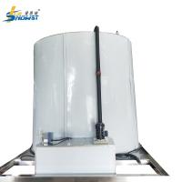 China 30 Ton Industrial Ice Maker Machine Ice Flaker Drum Evaporator For Supermarket for sale