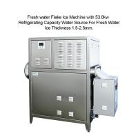 China Freshwater Flake Ice Machine with 53.8kw Refrigerating Capacity 10000kg/24h Production and 1.5-2.5mm Ice Thickness for sale