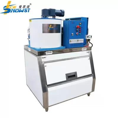 China Freestanding Freshwater Flake Ice Machine with 12-17 Minutes Ice Making Speed and Air Cooling Condensation for sale