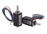 China 1.8 Degree Hybrid Stepper Motor 14mm Diameter Micro 2 Phase D Shaft 6.6V for sale