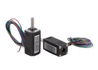 China 1.8 Degree Hybrid Stepper Motor 14mm Diameter Micro 2 Phase D Shaft 6.6V for sale