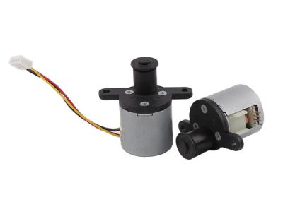 China Miniature 25mm Geared Stepper Motor 3.3VDC For Valve Control Step angle 7.5°/10 for sale