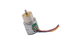 China 4 Wire Dual Output Shaft Motor 20mm High Torque Geared DC Motor With Cylinder Gearbox for sale
