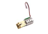 China 15mm Dual Stepper Motor 5V High Torque Worm Gear Motor With Mini Horizontal Metal Gear Box for sale