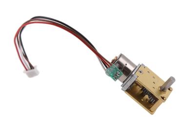 China Metal Opened Micro Worm Gear Motor 10mm 2 Phase For Precision Instruments for sale