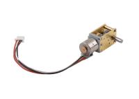 China Metal Opened Micro Worm Gear Motor 10mm 2 Phase For Precision Instruments for sale