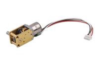 China Metal Opened Micro Worm Gear Motor 10mm 2 Phase For Precision Instruments for sale