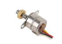China 18ohm Small DC Electric Motors 10mm PM Micro stepper motor With Lead Screw 18° Step angle for sale