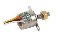 China 18ohm Small DC Electric Motors 10mm PM Micro stepper motor With Lead Screw 18° Step angle for sale