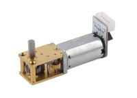 China High Torque Worm N20 DC Gear Motor With Magnetic Encoder Encoder resolution 7PPR/12 PPR for sale