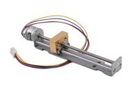 China Step angle 18° High Thrust Brass Slider Stepper Motor PM 15mm SM15-80L-T M3 Lead Screw for sale