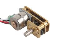 China 10mm worm Mini Geared Stepper Motor 5V Horizontal Right Angle 2 Phase for sale
