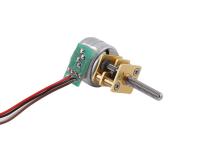 China 15mm 2 Phase 4 Wire Geared Stepper Motor With Gear Box RoHS Certified for sale