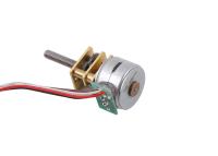 China 15mm 2 Phase 4 Wire Geared Stepper Motor With Gear Box RoHS Certified for sale