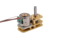 China 5V Worm Gear Stepper Motor 10mm Horizontal Right Angle Stepper Motor 2 Phase for sale