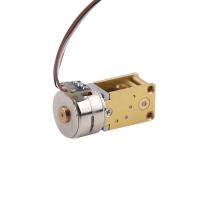 China Multiple Gear Ratio Double Stacked 15mm Stepper Motor With Worm Gearbox for sale