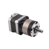 China High Torque 42mm 1.8 Degree 0.9 Stepper Motor Nema 17 With Planetary Gearbox for sale