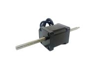 China Nema 14 (35mm) hybrid stepper motor, bipolar, 4-lead, ACME lead screw,1.8° Step Angle,high performance. for sale