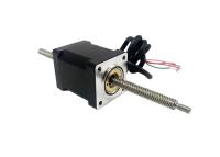 China Nema 14 (35mm) hybrid stepper motor, bipolar, 4-lead, ACME lead screw,1.8° Step Angle,high performance. for sale