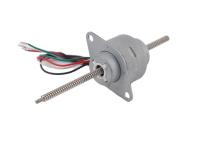 China Miniature Stepper Motor 7.5 Degree 25mm Non Captive With Run Through Lead Screw for sale