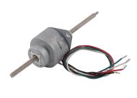 China Miniature Stepper Motor 7.5 Degree 25mm Non Captive With Run Through Lead Screw for sale