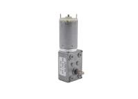 China 90 Degrees Double Shaft Worm Gear Motor 24V Cylinder DC Motor Motor diameter 31mm for sale