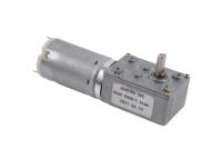 China 90 Degrees Double Shaft Worm Gear Motor 24V Cylinder DC Motor Motor diameter 31mm for sale