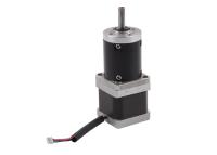 China Customized D Output Shaft 36mm Diameter Planetary Gearbox With 42mm Hybrid Stepper Motor for sale