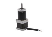 China Customized D Output Shaft 36mm Diameter Planetary Gearbox With 42mm Hybrid Stepper Motor for sale