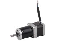 China Customized D Output Shaft 36mm Diameter Planetary Gearbox With 42mm Hybrid Stepper Motor for sale