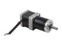China Customized D Output Shaft 36mm Diameter Planetary Gearbox With 42mm Hybrid Stepper Motor for sale