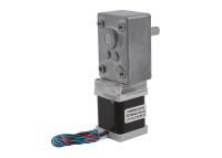 China Customized D Shaft 35HS42 NEMA 14 35mm Hybrid Stepper Motor With Worm Gearbox for sale
