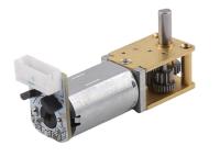 China 6V Small DC Gear Motor N20 N30 Worm Gear Reducer Motor With Encoder for sale