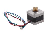 China NEMA 17 42mm Hybrid Stepper Motor 3.3KG*Cm 0.9° Step Angle With Brass Gear for sale