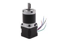 China Hybrid Geared Stepper Motor 42mm Nema 17 High Torque Stepper Motor With Planetary Gear Reducer for sale