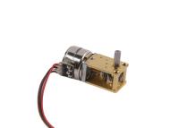 China 2 Phase 15mm Micro Precision Geared Stepper Motor With Worm Gearbox for sale