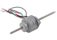 China Low Noise Linear Stepper Motor High Thrust 25mm With Through Shaft for sale