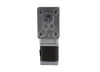 China Nema 14 Stepper Motor Gear Reduction Worm Gear DC Motor 12V Synchronizable Self Locking for sale