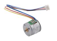 China Bipolar Drive 24V Micro Stepper Motor 20mm 2 Phase With Metal Gear for sale