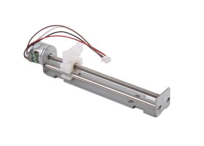 China Step angle 18 degree Screw Length 90mm Micro Slider Stepper Motor 12VDC POM Slider With Bracket for sale