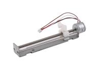 China Step angle 18 degree Screw Length 90mm Micro Slider Stepper Motor 12VDC POM Slider With Bracket for sale