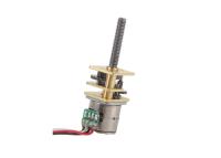 China Medical Equipment Micro Stepper Motor 10mm 2 Phase 4 Wire With Lead Screw for sale
