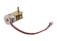 China 5VDC 8mm Length Output Shaft Worm Gearbox With 15mm Diameter PM Stepper Motor for sale