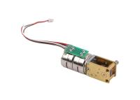China High Torque Multiple Gear Ratio Double Stacked 15mm Stepper Motor With Worm Gearbox for sale