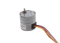 China 7.5 Degree Step Angle 25mm Permanent Magnet Stepper Motor With Gearbox for sale