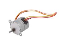China Permanent Magnet 25mm 7.5 Angle Stepper Motor With Gearbox SM25-048S for sale