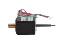 China NEMA 8 20mm Hybrid Stepper Motor 1.8 Step Angle With Run Through Lead Screw Shaft for sale