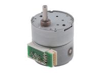 China Diameter 25mm Pm Geared Stepper Motor 12V DC Micro Stepping Gear Motor for sale