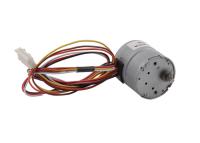 China 25mm Mini Stepper Gear Motor Step angle 7.5°/10 24VDC Geared Stepper Motor for sale