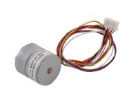 China 25mm Mini Stepper Gear Motor Step angle 7.5°/10 24VDC Geared Stepper Motor for sale